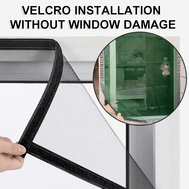 Full Border Self-adhesive Mosquito Net Insect-proof window screen ...