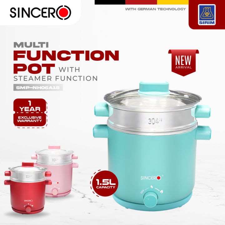 [Kingsman] SINCERO 1.5L 2in1 Multi Pot Steam Multi Cooker Steamer ...