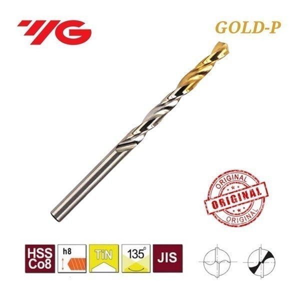 Mata Bor 7 HSS YG-1 Drill Bit Matabor Standar GOLD P Besi Kayu | Lazada Indonesia
