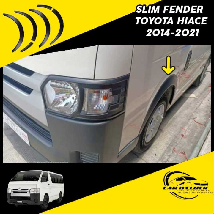 Toyota Hiace Cargo Decontent 2020-2023 Slim Fender Flare | Lazada PH