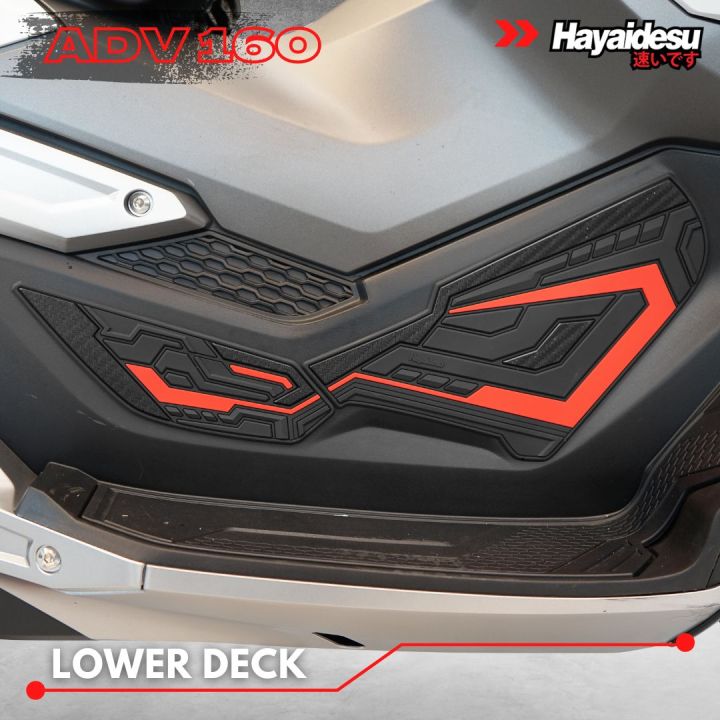 Hayaidesu Honda ADV 160 Lower Deck Body Protector Cover | Lazada Indonesia