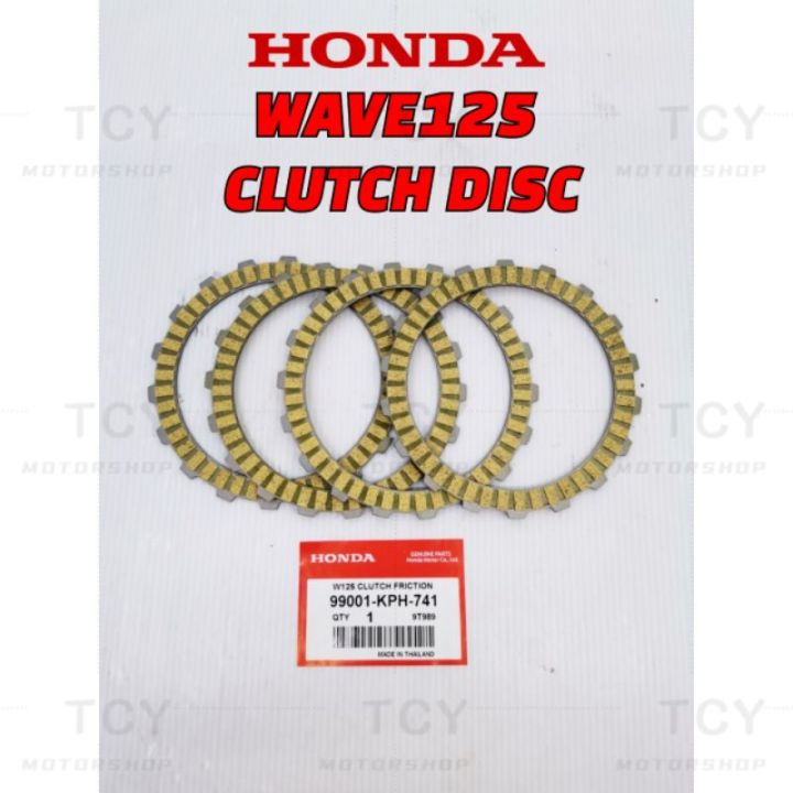 WAVE125 WAVE125X WAVE125S CLUTCH DISC CLUTCH PLATE PLAT FRICTION HONDA ...