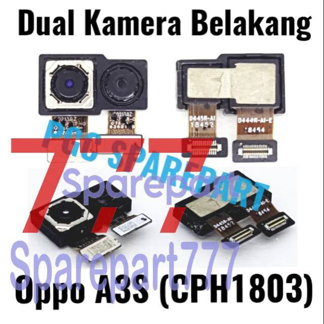 Original Dual Kamera Belakang Oppo A3S / CPH1803 / CPH1853 - Big Back ...