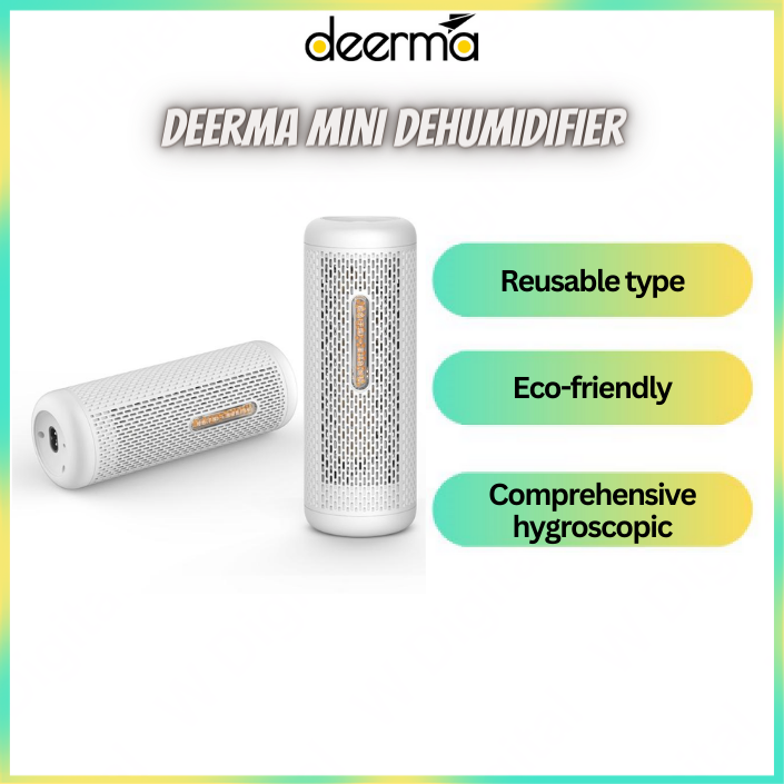 Deerma Mini Dehumidifier for Home Wardrobe Air Dryer Clothes Dry Heat ...