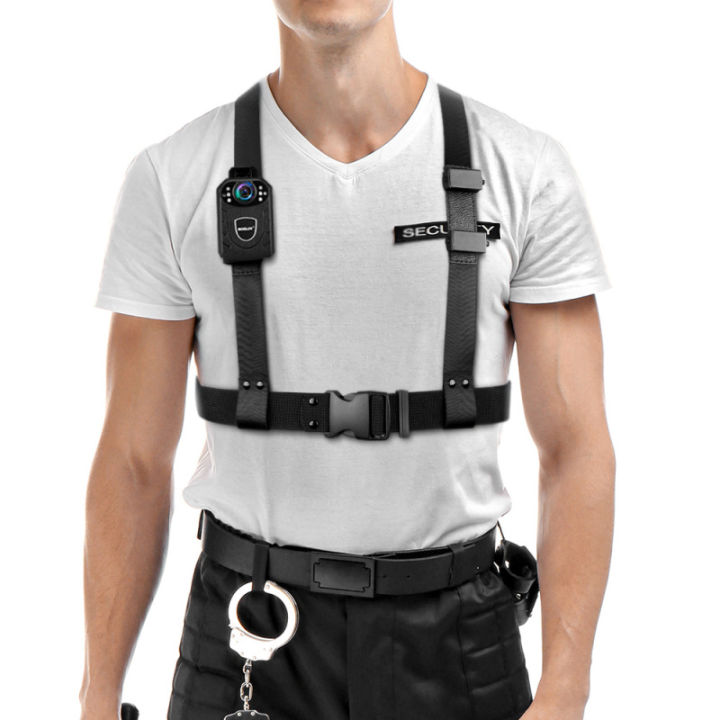 BOBLOV Body Camera Chest Black Chest Mount for All Brand Body Camera ...