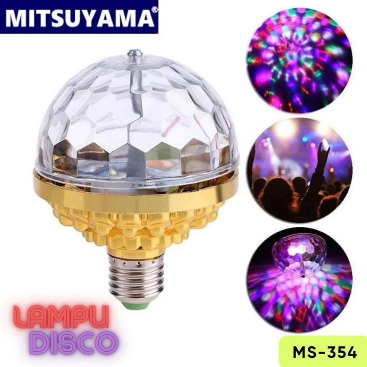 MITSUYAMA MS-354 Bohlam Disco 4,5 Watt LED Fitting E27 Disco - OverPast ...