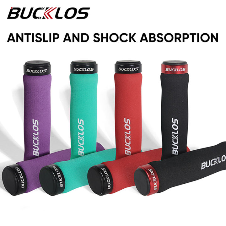 BUCKLOS MTB Grip Bicycle Lockable Grips Sponge Anti Slip Universal BMX ...