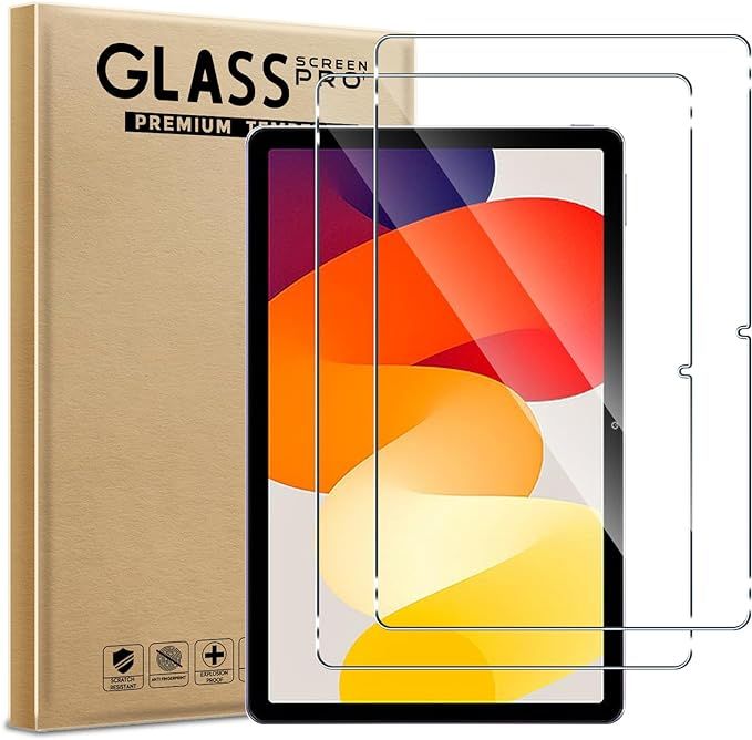 case Redmi Pad SE (11 inch) 2023 Tempered Glass 2 Pack Screen Protector ...