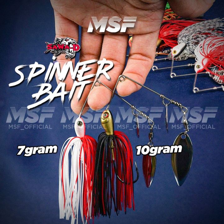 [MSF] Sawa-D Spinner Bait 7g 10g | Toman Haruan Snakehead Killer Gewang Umpan Tiruan Casting ...