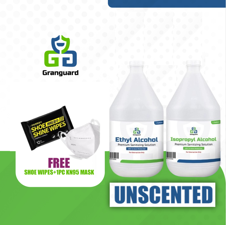 GranGuard 70% ISOPROPYL/ETHYL ALCOHOL 1 GALLON Unscented | Lazada PH