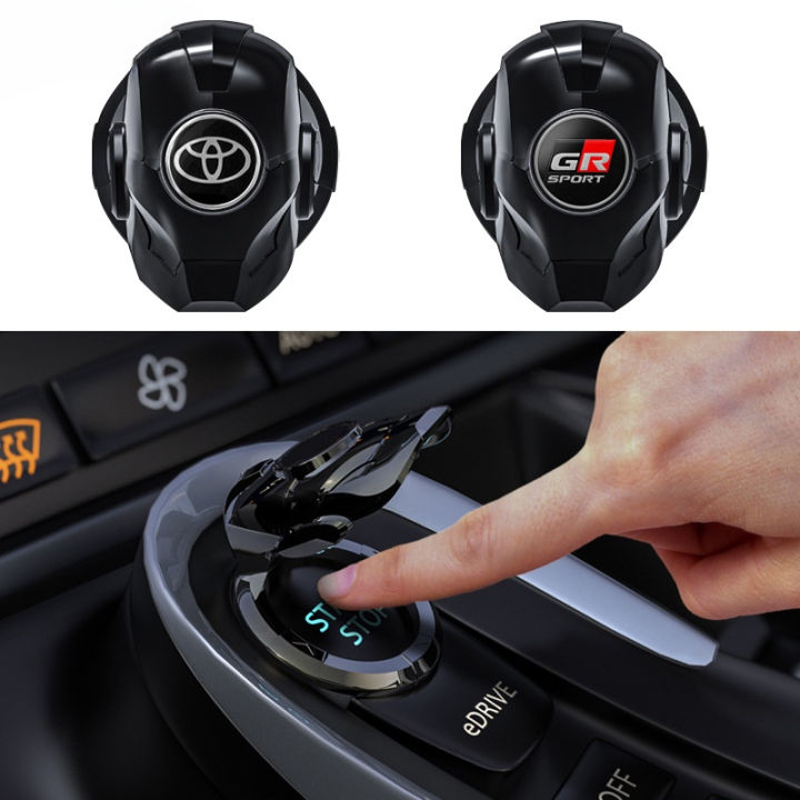 Toyota Car Ignition Switch Engine Start Stop Button Protective Cover ...