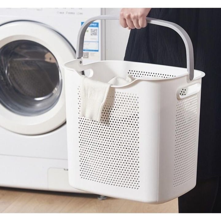 SH HOME Bakul Baju Kotor Mudah Alih dengan Pemegang Portable Dirty ...