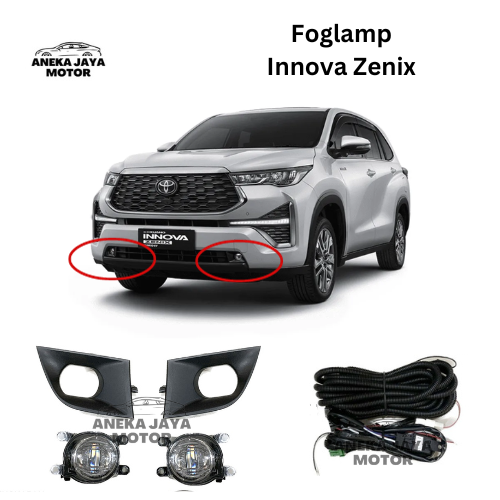 Foglamp Innova Zenix Lampu Kabut Foglight 1 Set Bohlam LED | Lazada ...