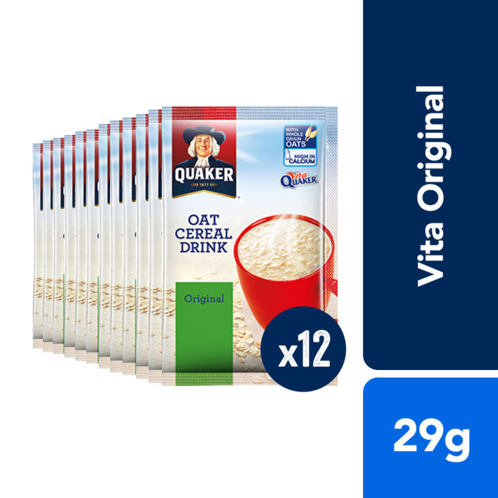 Quaker Original Oat Cereal Drink 29g (Pack of 12) | Lazada PH