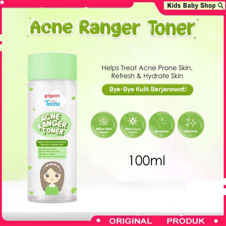 Pigein Teens Acne Ranger Toner 100ml Toner Untuk Wajah Berjerawat ...