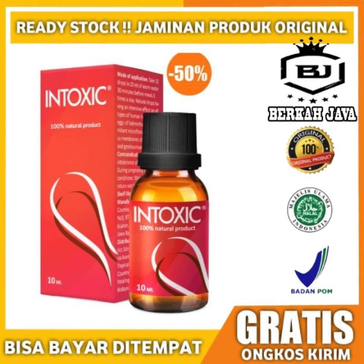Intoxic Cairan Herbal Anti Parasit 100% Original ® Membasmi Parasit ...