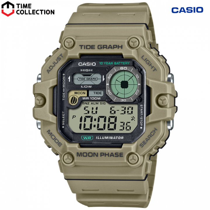 Casio WS-1700H-5A Digital Rubber Strap Watch For Men | Lazada PH