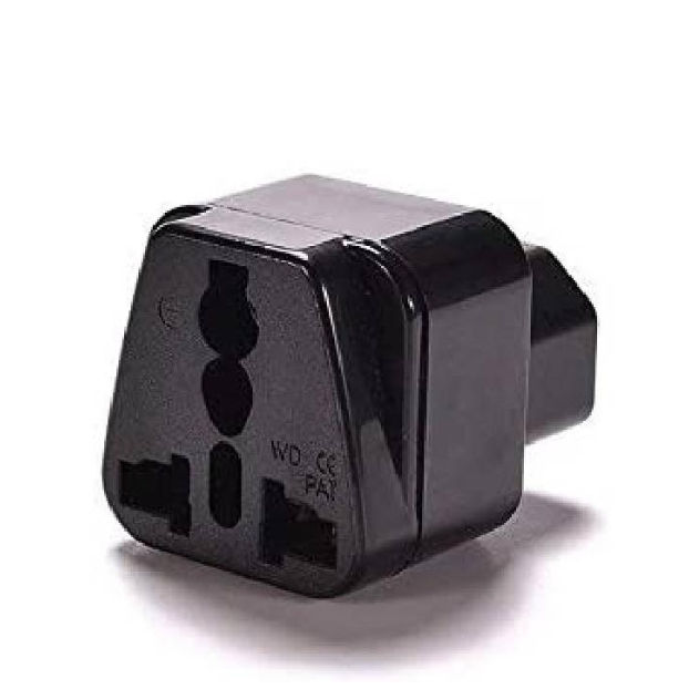 APC Black Adapter PLUG- IEC 320 C14 to Universal Female สายไฟAC ...