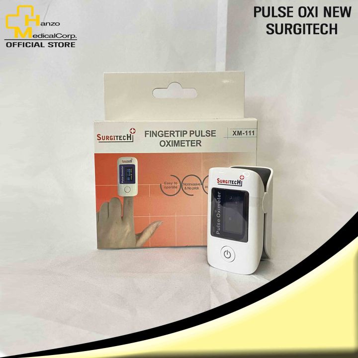 SURGITECH FINGERTIP PULSE OXIMETER ADULT (XM-111) | Lazada PH
