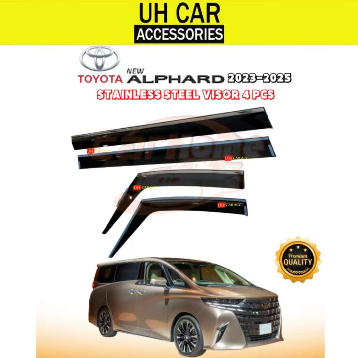Toyota Alphard Vellfire (AH40) 2023 2024 2025 Injection Door Visor With ...