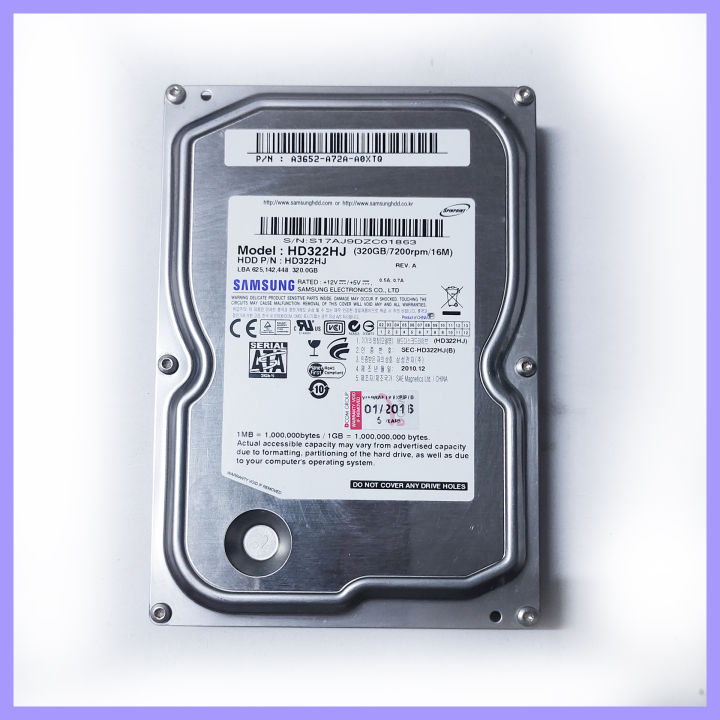 Hdd SAMSUNG 320 GB 3.5" Sata For PC | Lazada.co.th
