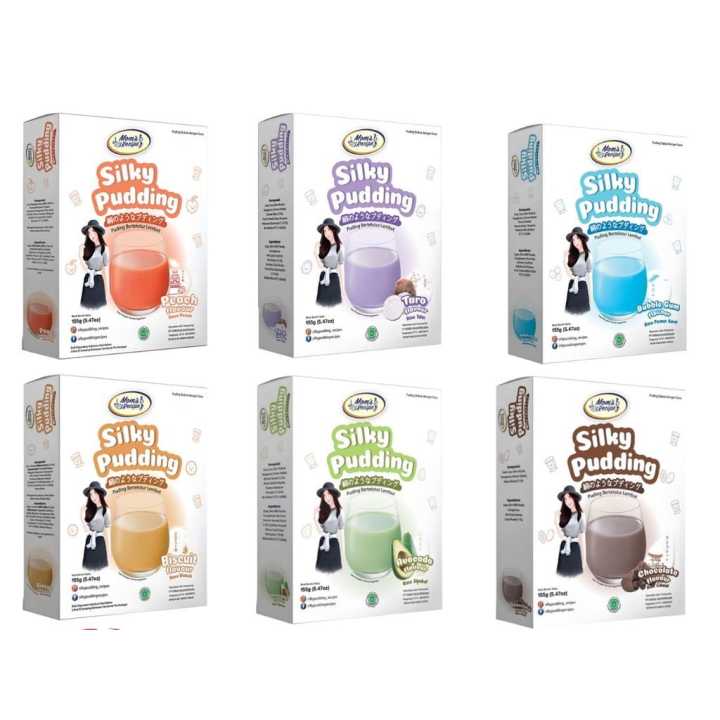 Silky Pudding Moms Recipe Puding Bubuk Instant enak dan murah | Lazada ...