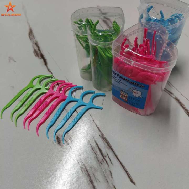 Dental Floss Teeth Stick Toothpicks Floss Pick Tooth Clean Oral Care ...