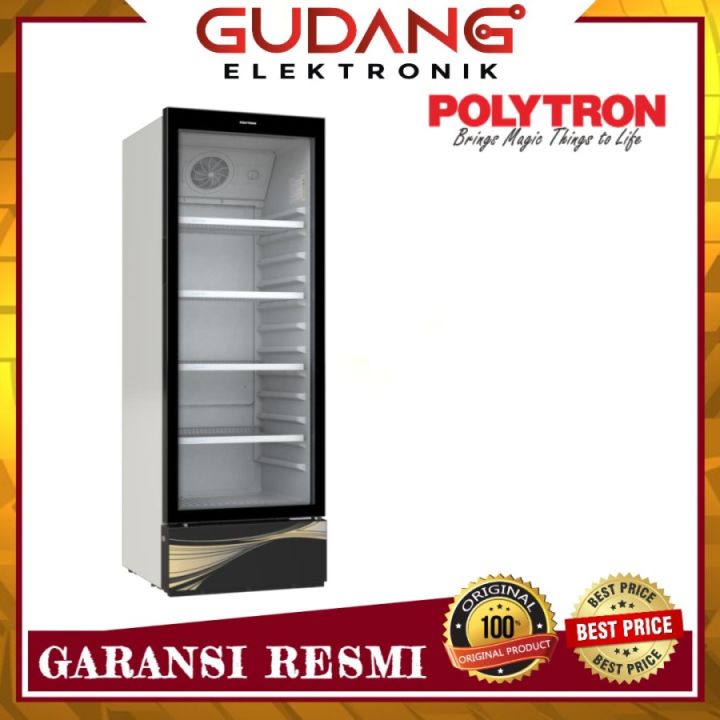 LEMARI ES KACA POLYTRON SCN 237 SHOWCASE POLYTRON SCN237 | Lazada Indonesia