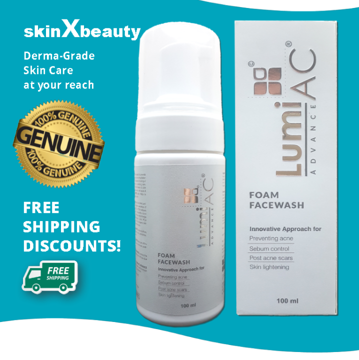 Lumi AC Advance Foam FaceWash LumiAC Lumi-AC ONHAND ZINC PCA Salicylic ...