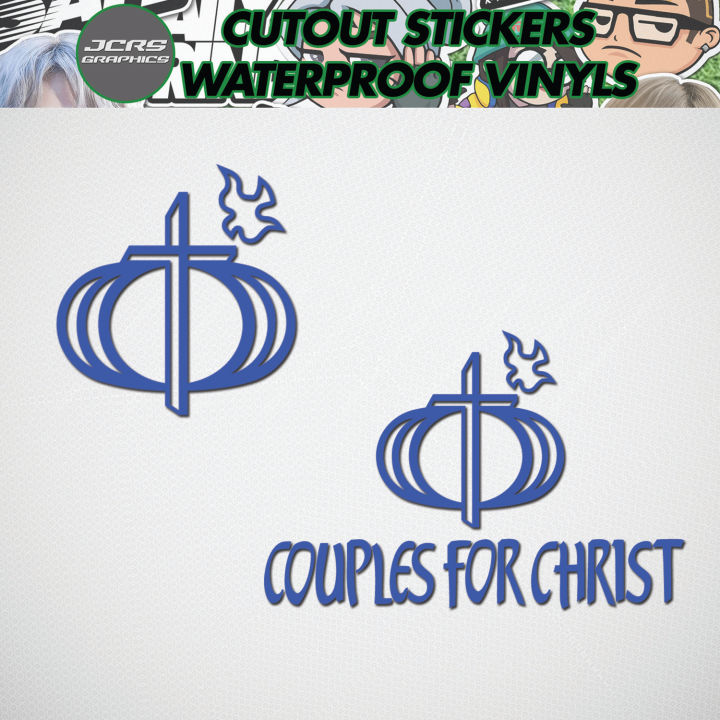 Couples For Christ CFC Sticker - Cutout decal for cars motorcycle ...