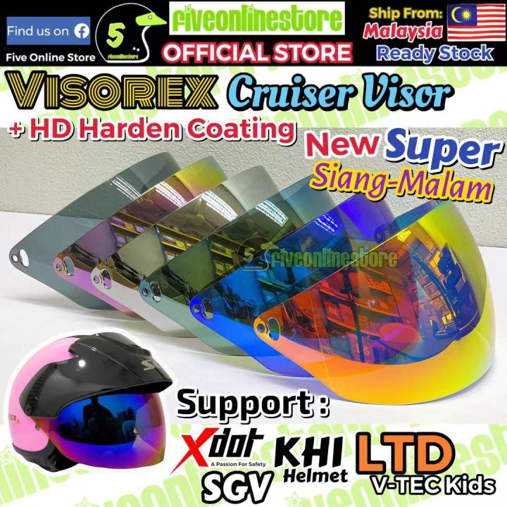 Rider Cruiser Visor Siang Malam SGV Cruiser KH Cruiser LTD VTEC Kids ...