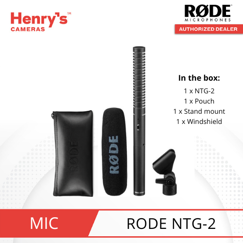 RODE NTG-2 DUAL-POWER SHOTGUN MICROPHONE - HENRY'S CAMERAS | Lazada PH