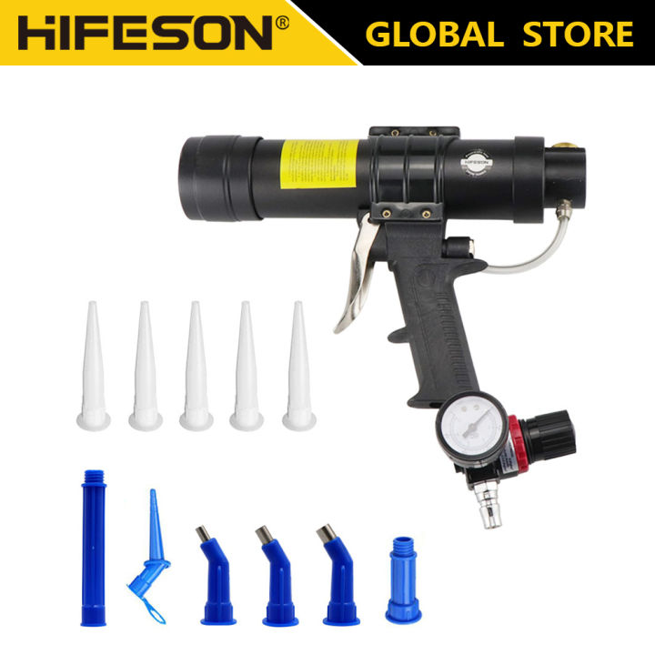 HIFESON 310ml Sealant Glass Glue Spray Tool Adjustable Air Rubber Stick ...