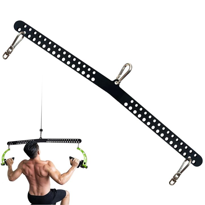【Popular】 Lat Pulldown Long T-Bar Adjustable Back Training Bar For ...