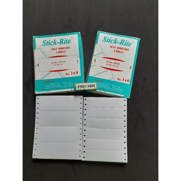 Stick Rite Self Adhesive Label (per box) | Lazada PH