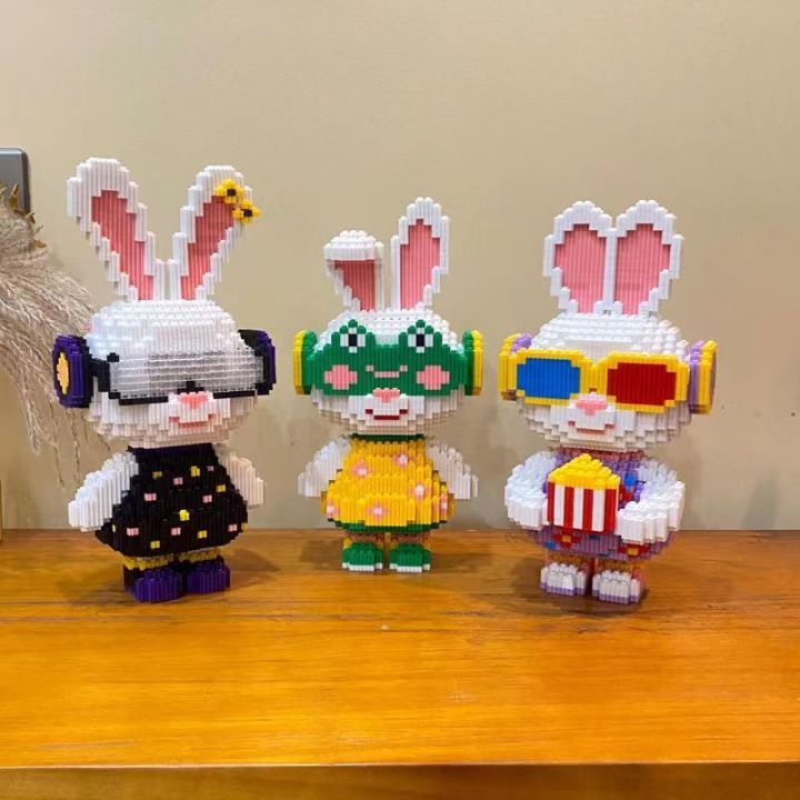 MENGPIN Q เวอร์ชัน MOO RABBIT ASSEMBLY การสะสมทำด้วยมือที่ทำกำไรได้จาก ...