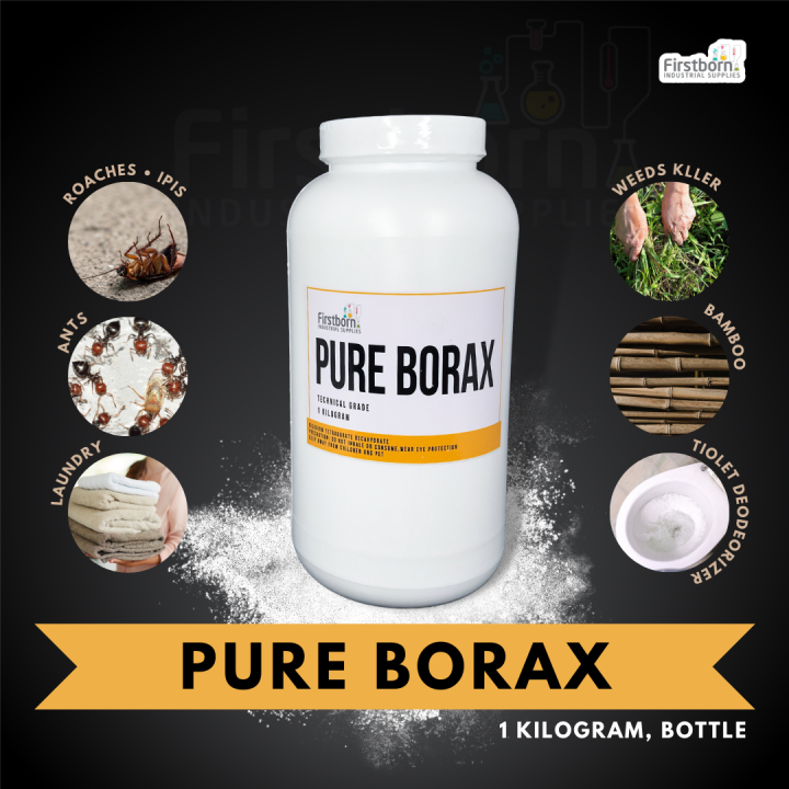 FIRSTBORN Borax Technical Grade, 1 Kilo/bottle All purpose Cleaner ...