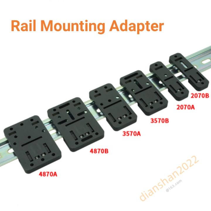 PCB 35mm Din Rail Mounting Adapter Circuit Board Bracket Holder Carrier ...