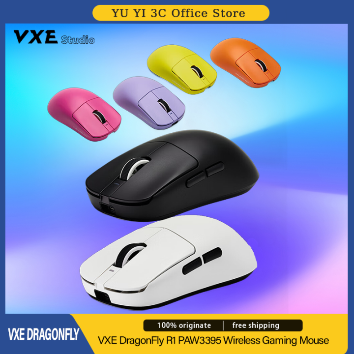 VXE R1 Dragoy Gaming Mouse PAW3395 4K Polg Rate 2.4g Bluetooth Three ...