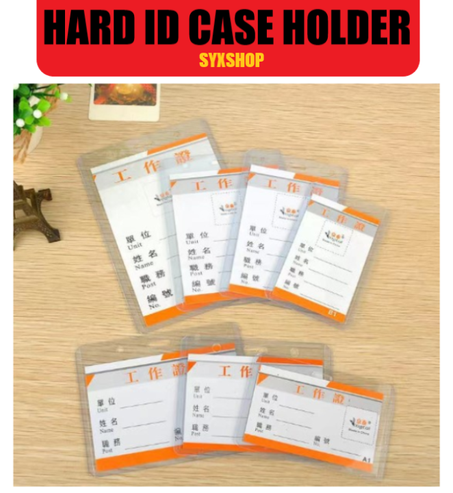 SYX Makapal ID Case Vaccination ID Holder Portrait or landscape Fits ...