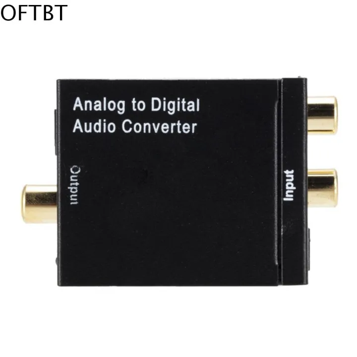 OFTBT Toslink Audio Analog To Digital Audio Converter Decoder Digital ...