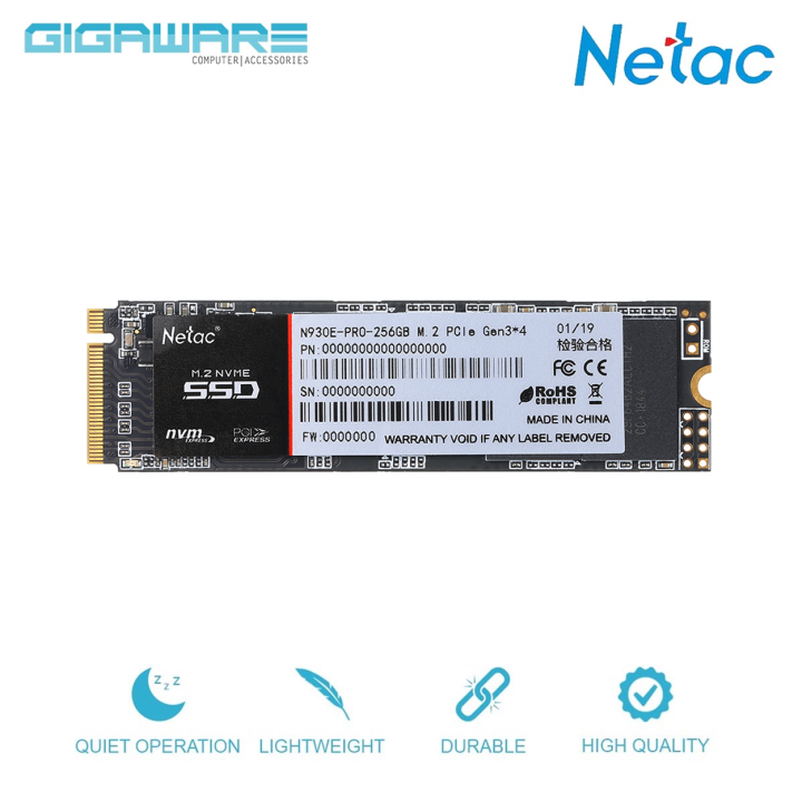 Netac N930E SSD Disk Flash High Speed Internal Solid State Drive PCI-E ...