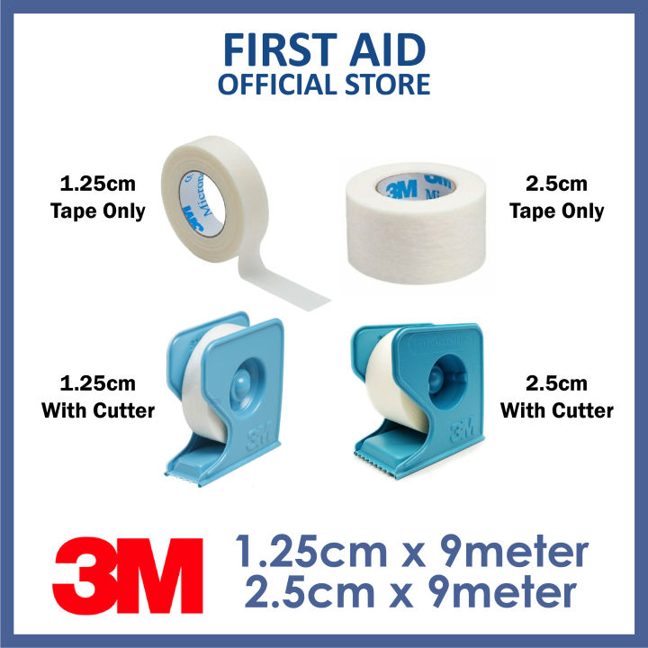 3M Micropore Surgical Tape 1.25cm x 9.1m / 2.5cm x 9.1m (1Roll) | Lazada