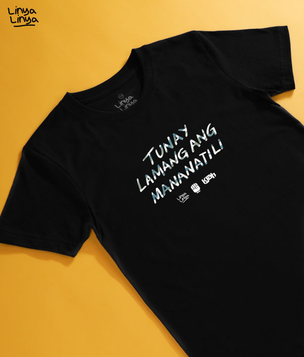 Linya-Linya T-shirt x KJAH: Tunay Lamang Ang Mananatili | Lazada PH