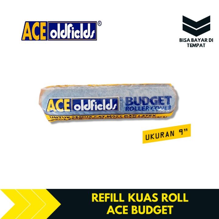 Refill Refil Kuas Koas Roll Rol Rolan Cat Tembok ACE Budget 9 Inch ...