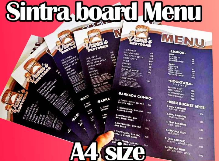 Sintra Board MENU | Lazada PH