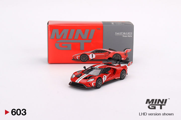 MINI GT Limited Edition 1:64 MGT00603-L Ford GT Mk ll #013 Rosso Alpha ...