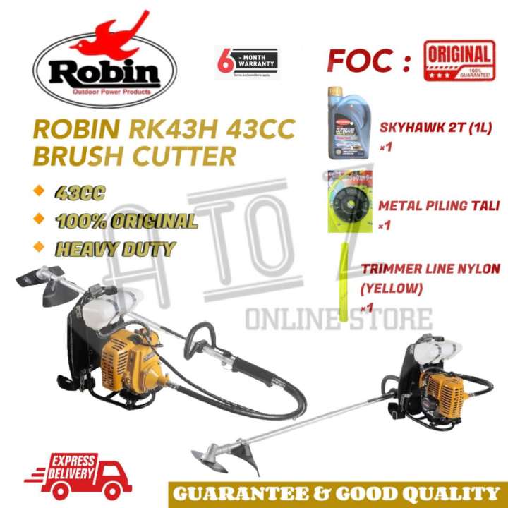 100% ORIGINAL ROBIN BRUSH CUTTER RK32H RK33H RK43H 43CC | FOC ： 2T ...