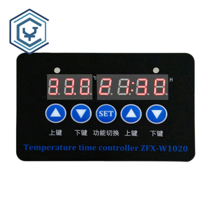 1PCS ZFX-W1020 Temperature Time Controller Digital Microcomputer Thermostat Switch with Time ...