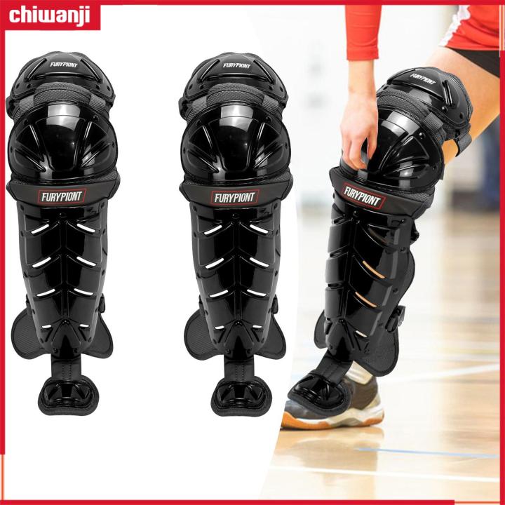 chiwanji Umpire Leg Guards Knee Umpire Shin Guard for Baseball Softball ...